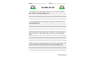 Inferences Chart Worksheet by Teach Simple