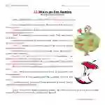 12 Ways to Eat Apples Reading Comprehension Worksheet by Teach Simple