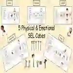 5 Physical & Emotional SEL Cubes by Teach Simple