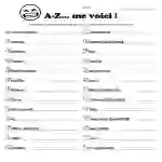 A-Z All About Me! (French Version) by Teach Simple