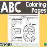 ABC Coloring Pages by Teach Simple