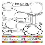 About Me Worksheet (German) by Teach Simple