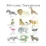 African Savanna Animals by Teach Simple
