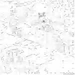 Alligator Pirate Extreme Dot-to-Dot / Connect the Dots PDF by Teach Simple