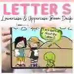 Alphabet Letter S of the Week Boom Digital Cards by Teach Simple