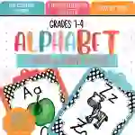 Alphabet Posters: Printed & Cursive by Teach Simple