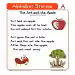 Alphabet Stories Letter A Reading Comprehension Worksheet by Teach Simple