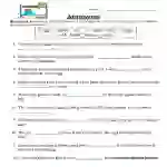 Antonym Fill in the Blank Worksheet by Teach Simple