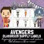 Avengers Supply Labels by Teach Simple