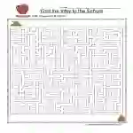 Back to School Maze Worksheet by Teach Simple