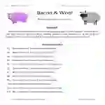 Bacon and Wool Reading Comprehension Test Collection by Teach Simple