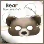 Bear | Mask Craft | Paper Art Project | Cub by Teach Simple