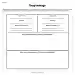 Beginnings Worksheet by Teach Simple