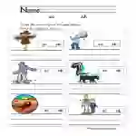Blends SC, SK Worksheet by Teach Simple