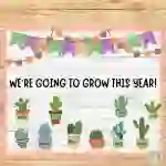 Cactus Bulletin Board Kit | Door Decor | Back to School | Editable by ...