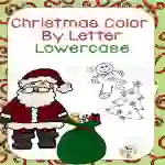 Christmas Color by Lowercase Letter by Teach Simple