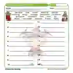 Christmas Words Alphabetical Order Worksheet by Teach Simple