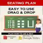 Classroom Seating Plan (Editable on Google Slides) by Teach Simple