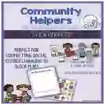 Community Helpers Stick Puppets by Teach Simple