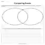 Comparing Events Worksheet by Teach Simple