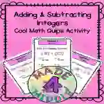 Cool Math Quips Activity: Adding + Subtracting Integers by Teach Simple