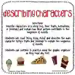 Describing Characters Beginning Middle and End Activity by Teach Simple