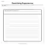 Describing Experiences Worksheet by Teach Simple