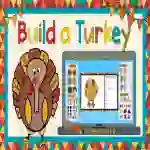 Digital Art & Creative Writing Activity: Build a Turkey by Teach Simple