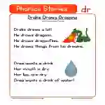 Drake Draws Dragons DR Phonics Stories Reading Comprehension Worksheet ...