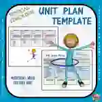 Editable PE Unit Plan Template by Teach Simple