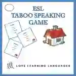 ESL - ELL Taboo Speaking Game, House and Home Vocabulary by Teach Simple