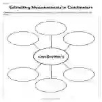 Estimating Measurement in Centimeters Worksheet by Teach Simple