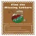 Find the Missing Letters Sequencing Activity by Teach Simple