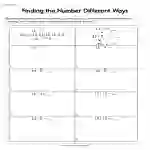 Finding the Number Different Ways Worksheet by Teach Simple