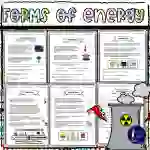 Forms of Energy Work Packet by Teach Simple