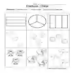 Fractions Thirds Worksheet by Teach Simple