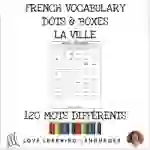 French Dots and Boxes Game - LA VILLE - No prep printable by Teach Simple