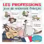 French: Professions Memory Game by Teach Simple