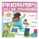 French: Spring Memory Game by Teach Simple