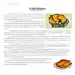 Fried Chicken - Reading Comprehension Worksheet by Teach Simple