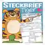 German: Animal Characteristics Worksheet - Tiger Printable by Teach Simple