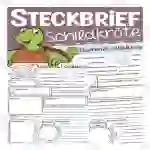 German: Animal Characteristics Worksheet - Turtle Printable by Teach Simple