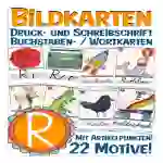 German Picture Cards: Letter R by Teach Simple
