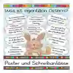 German: What is Easter? | Fact Sheet Poster and Writing by Teach Simple