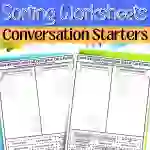 Good and Bad Conversation Starters Cut-And-Paste Worksheets by Teach Simple
