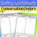 Good and Bad Ways To End A Conversation Cut-And-Paste Worksheets by ...