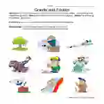 Gravity or Friction Force Worksheet by Teach Simple