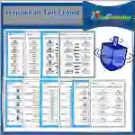 Hanukkah Ten Frame Math Worksheets - EBOOK by Teach Simple