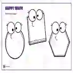 Happy Shape Matching Activity #3 by Teach Simple