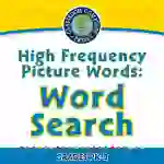 High Frequency Picture Words: Word Search - FLASH-MAC by Teach Simple